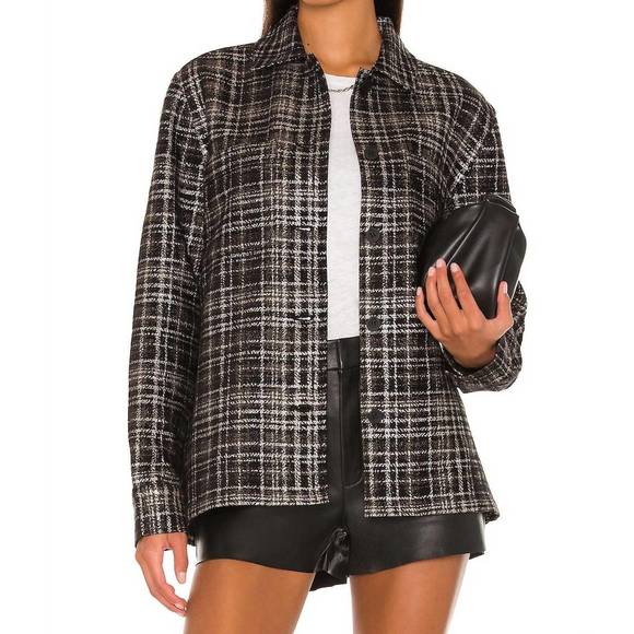 RtA | Jackets & Coats | New Rta Barry Shirt Jacket In Army Plaid | Poshmark